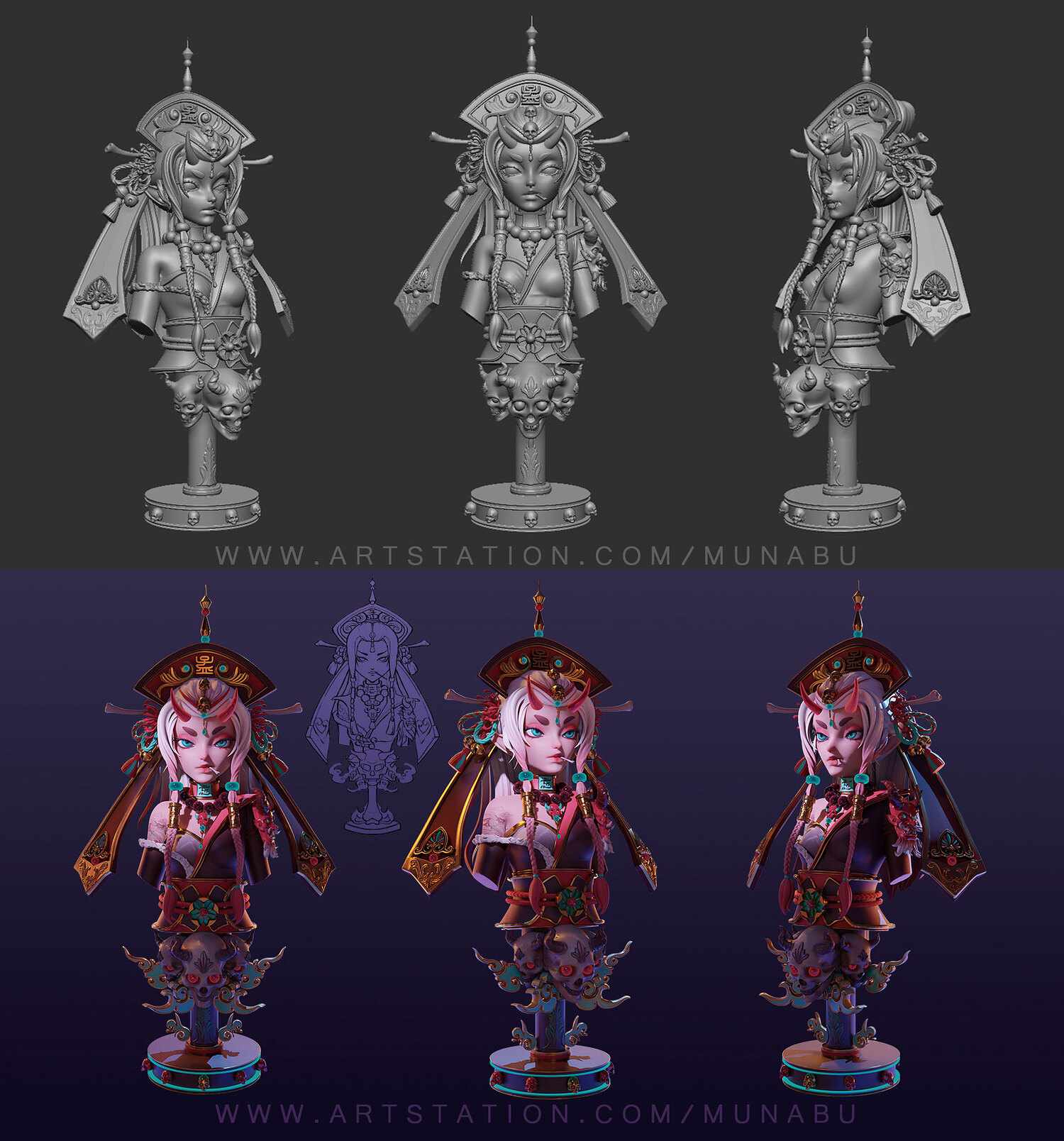 "Meng Po" - ZBrushCentral