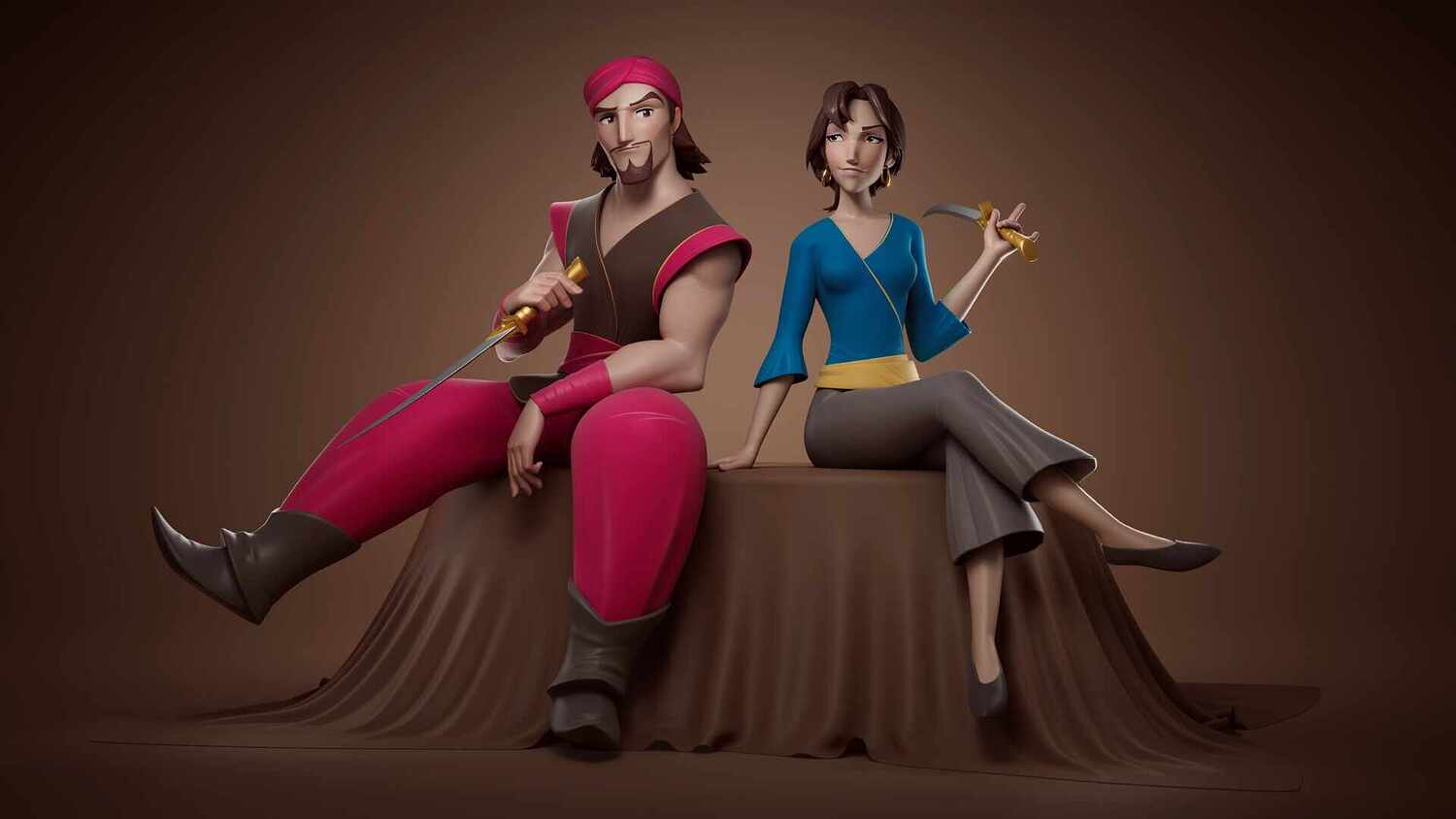 Sinbad and Marina - ZBrushCentral