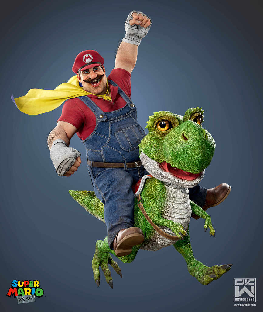 Super Mario RE-UP - ZBrushCentral