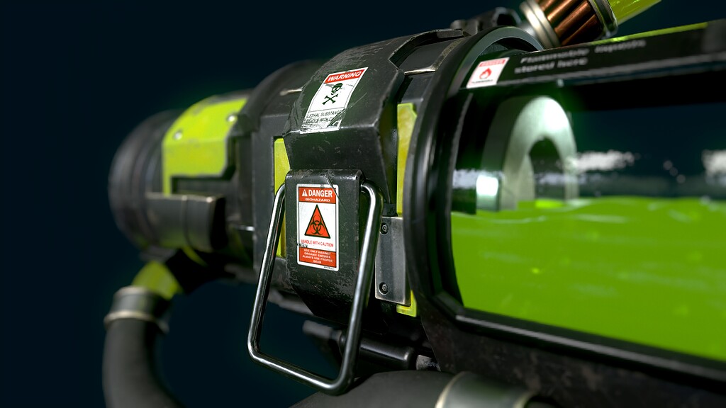 Bio Rifle Gun - ZBrushCentral