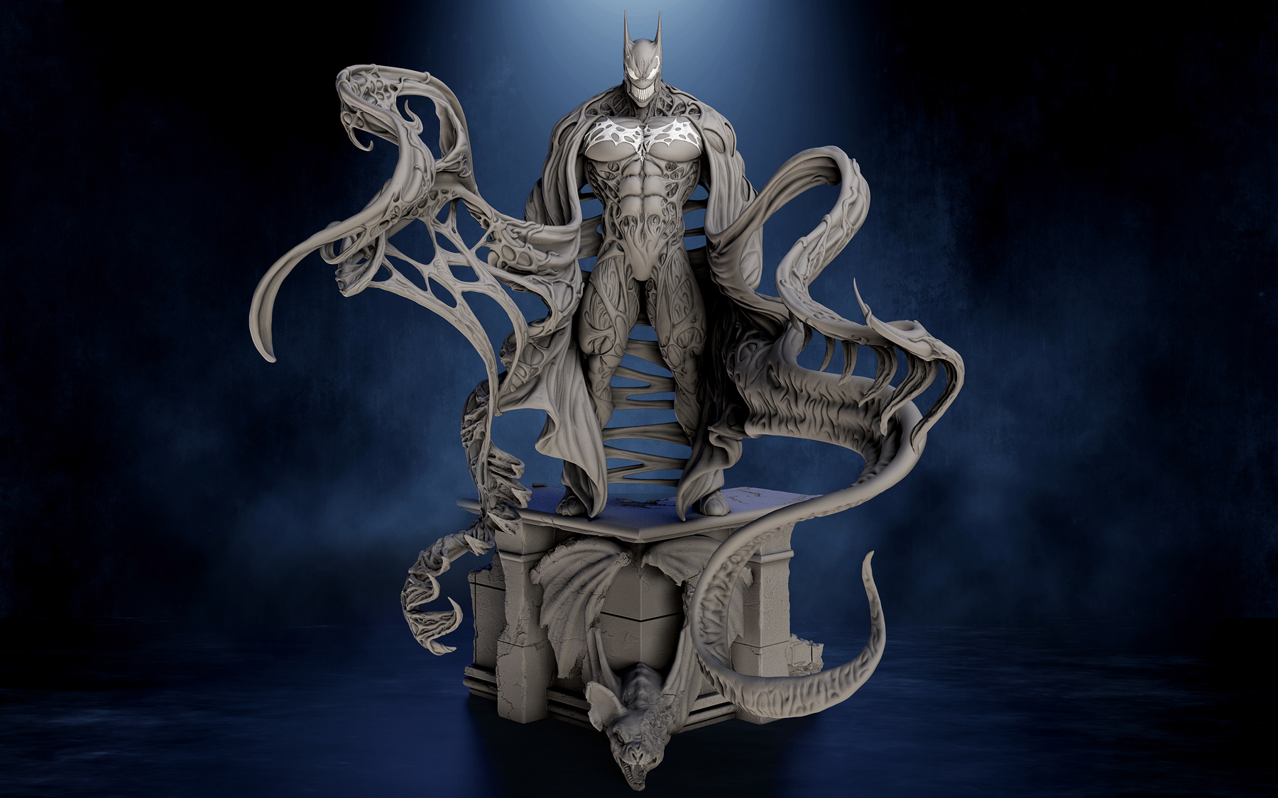 Symbiote Batman - #23 by Erem_Celikoglu - ZBrushCentral