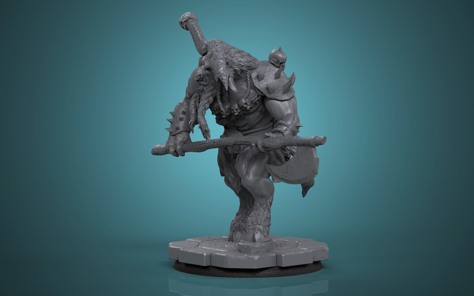 Minotaur Miniature - ZBrushCentral