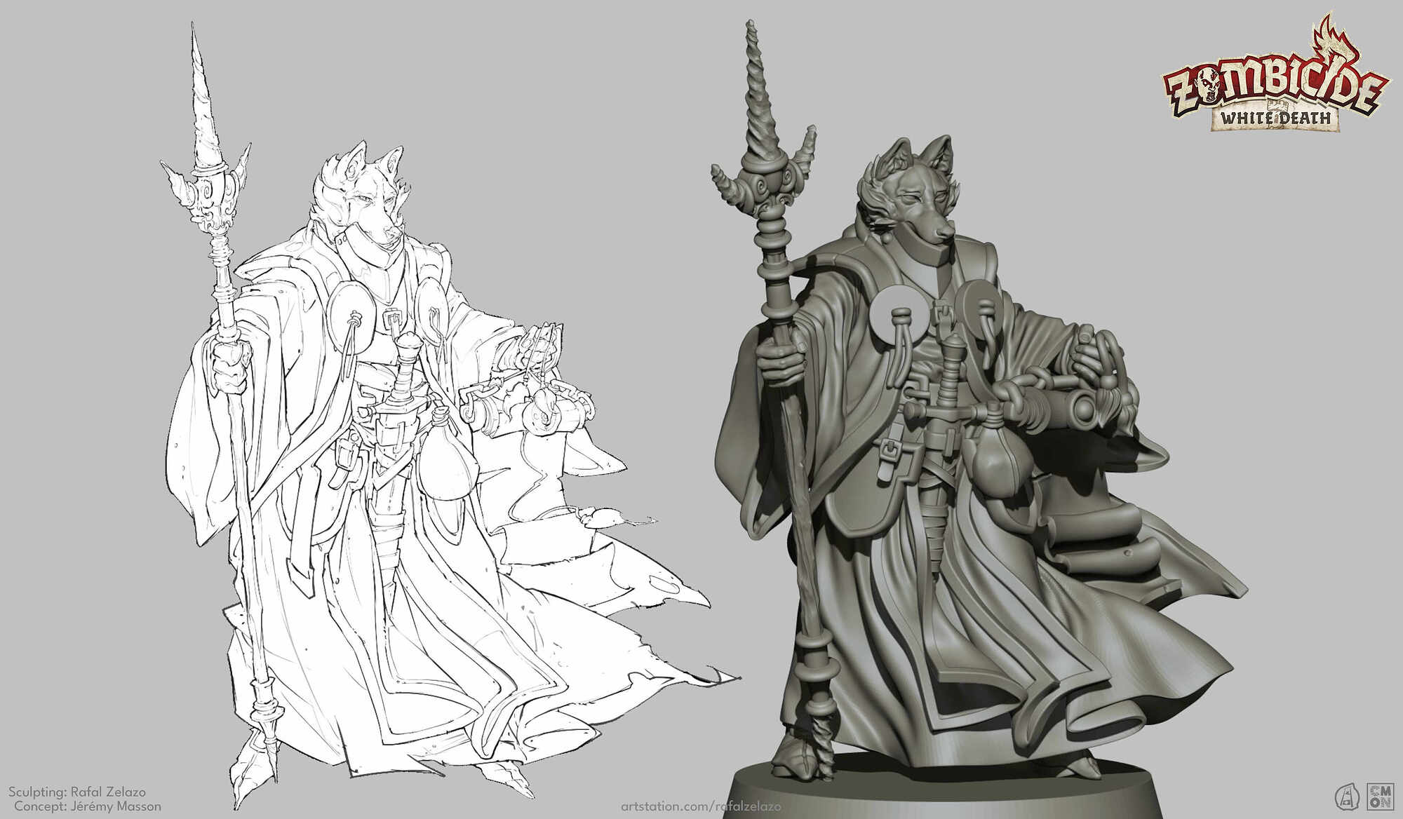 Zombicide White Death miniatures - characters - ZBrushCentral