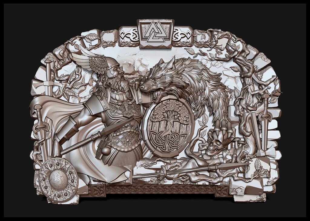 3D model for CNC. Bas-relief - ZBrushCentral