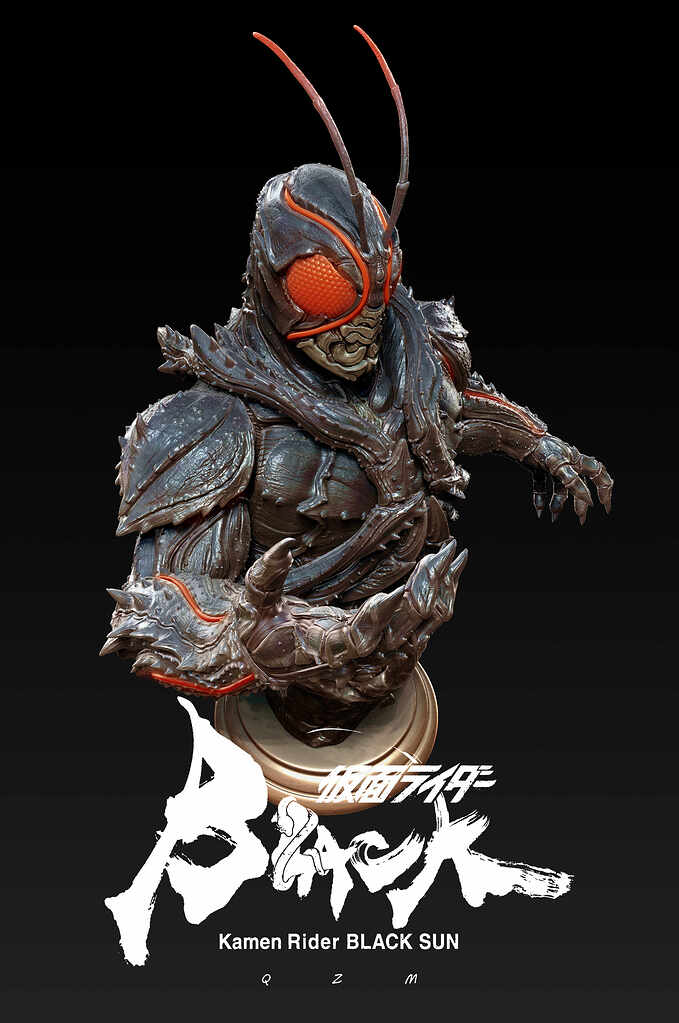 Kamen Rider Black Sun - ZBrushCentral