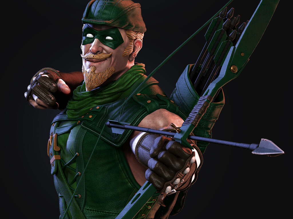Green Arrow FanArt - ZBrushCentral