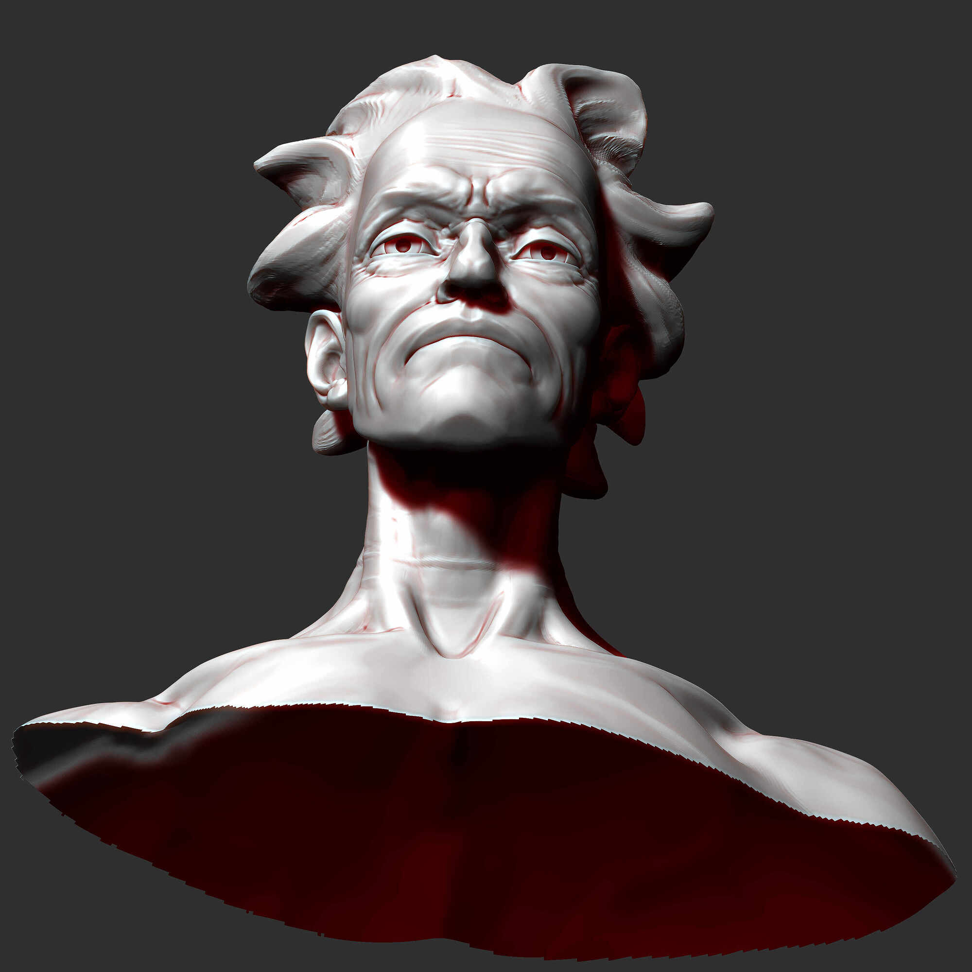 Realistic Rick Sanchez / Life-size anatomy research / T-Pose ...