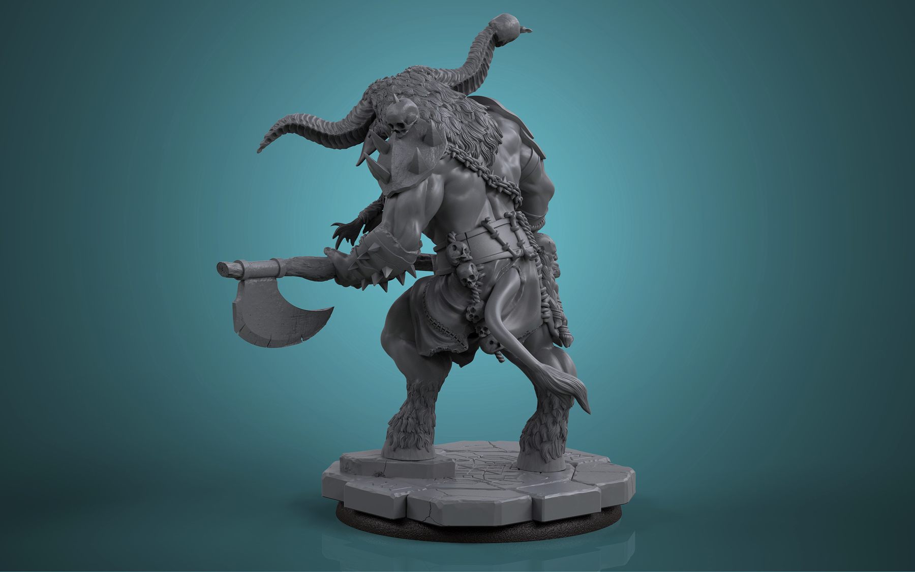 Minotaur Miniature - ZBrushCentral