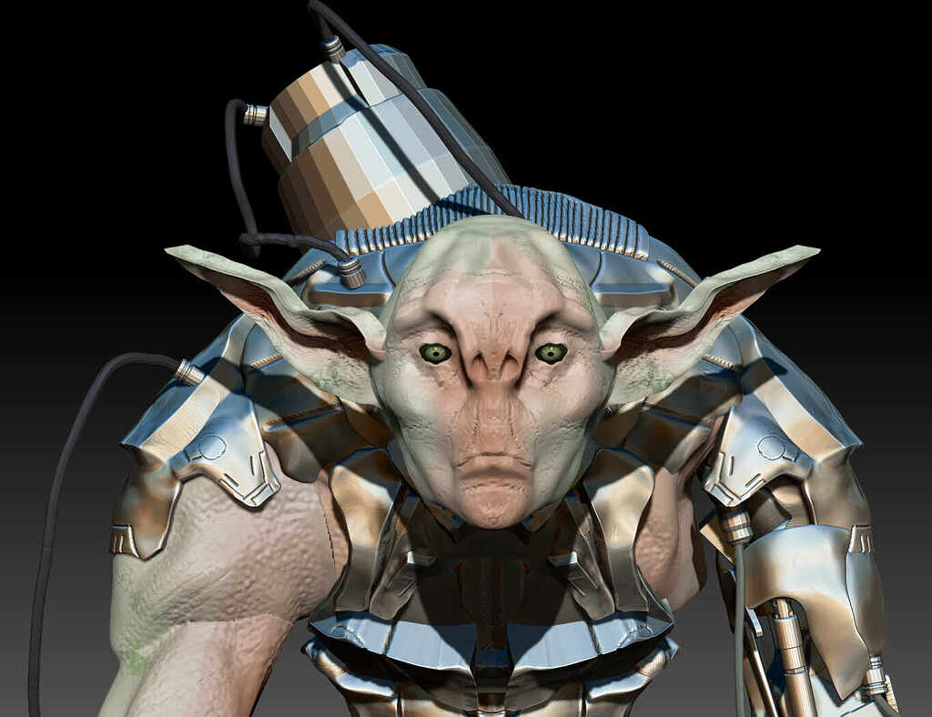 Cyborg Goblin - ZBrushCentral
