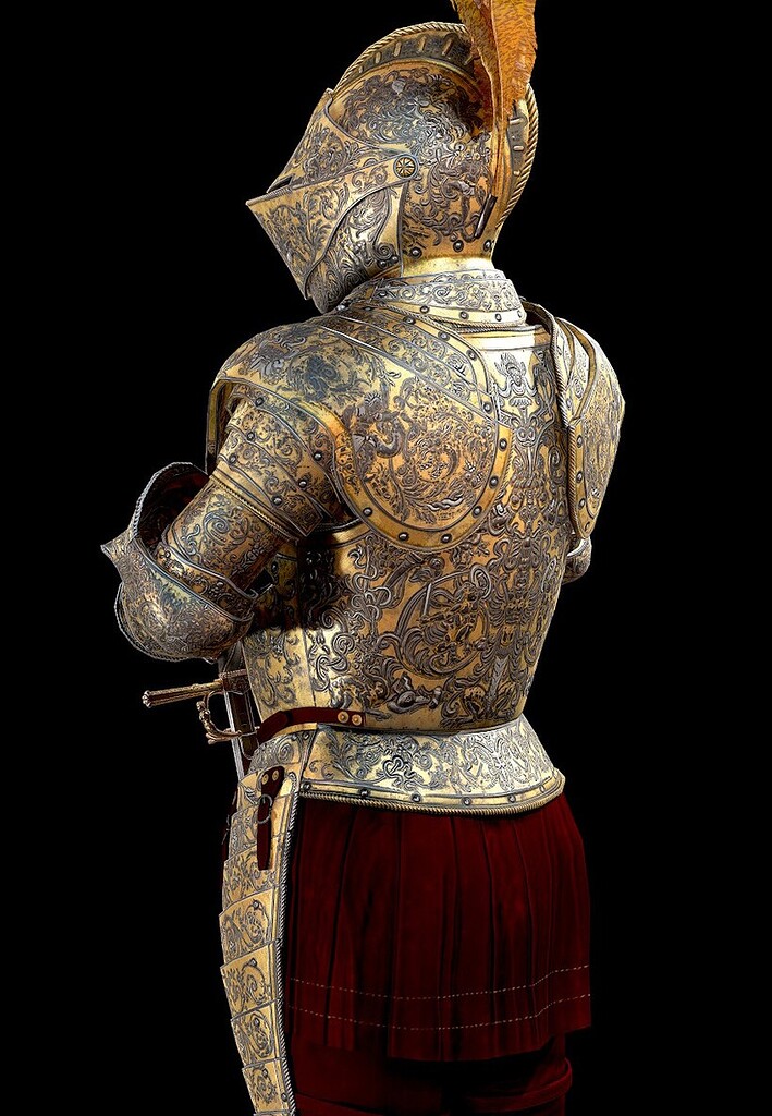 Armor of Henry II, King of France - Étienne Delaunef - ZBrushCentral