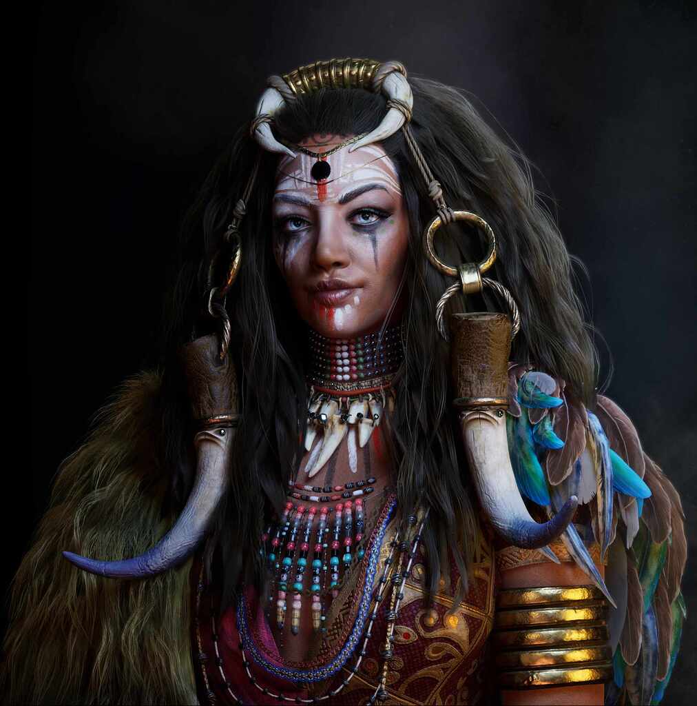 The Tribal Queen - ZBrushCentral