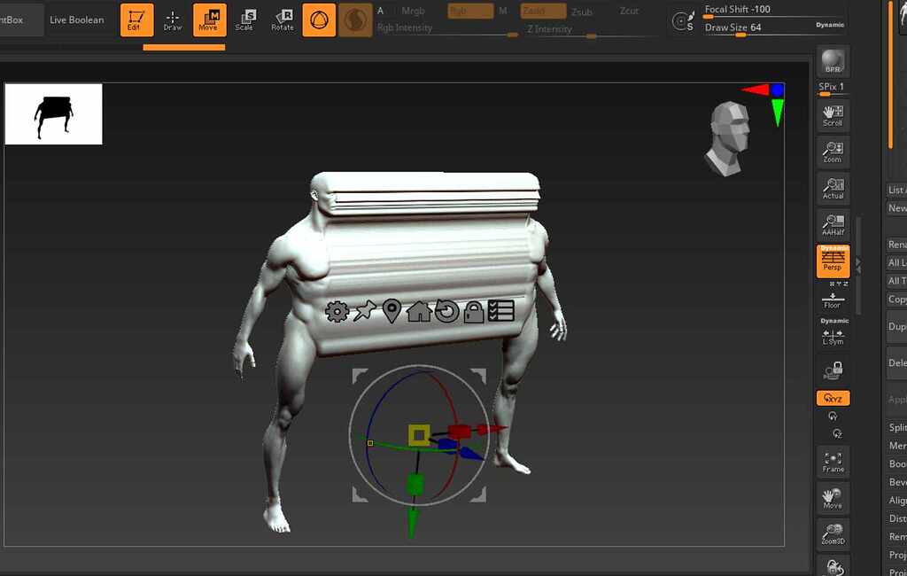 Distortion of Gizmo 3d Object - ZBrushCentral