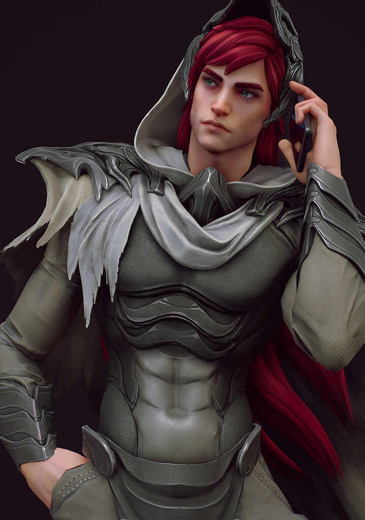 Rebel leader (Medieval: Back and Forth) - ZBrushCentral