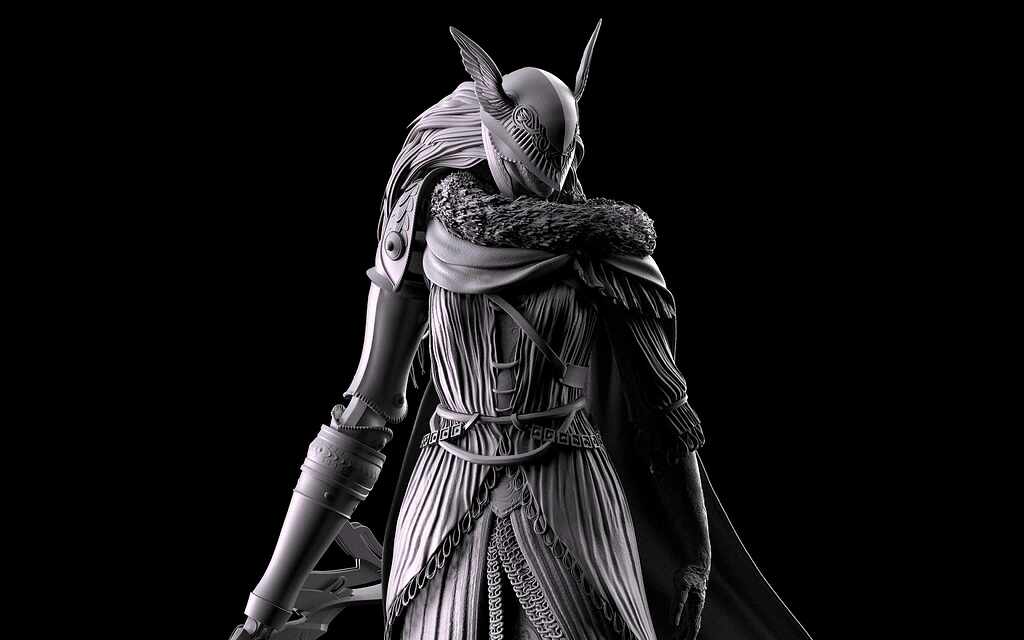 Malenia, Blade of Miquella, from Elden Ring for 3D print - ZBrushCentral