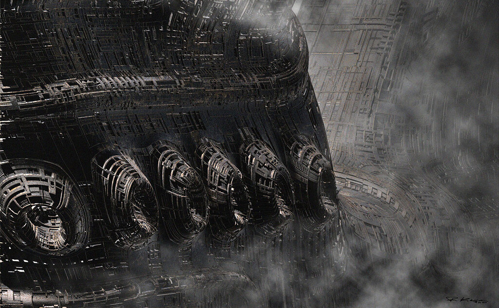 Alien Cargo Ship - ZBrushCentral