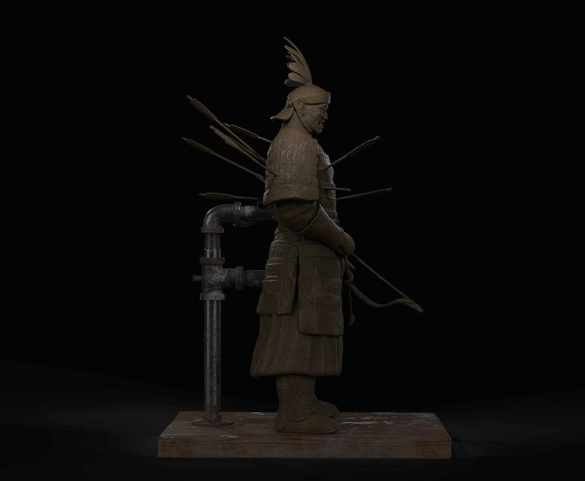 "Warrior" clay test 02 - ZBrushCentral
