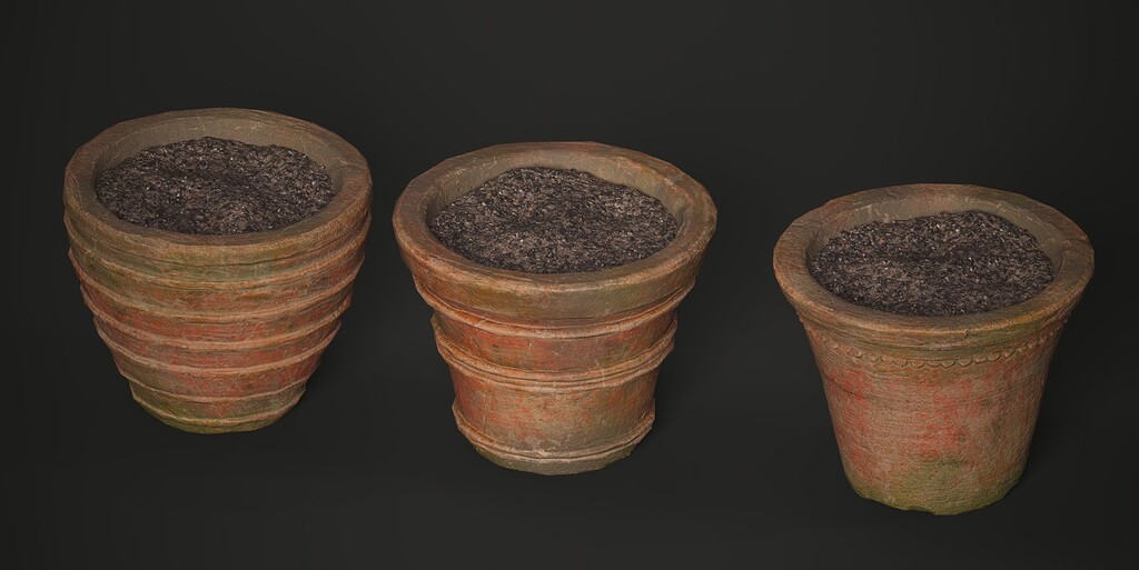FLOWER POTS - ZBrushCentral
