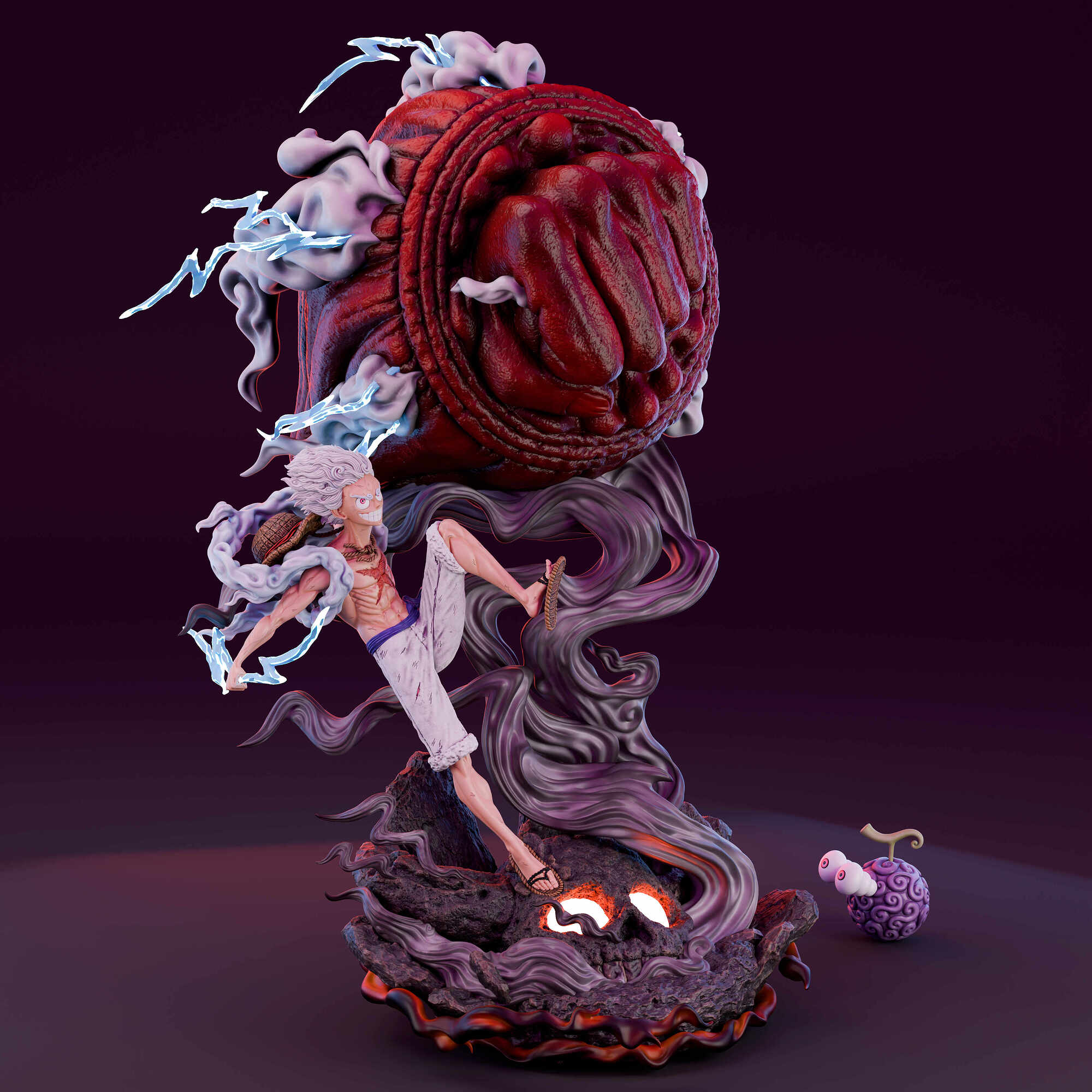 Luffy Gear 5 - One Piece Fan Art - ZBrushCentral