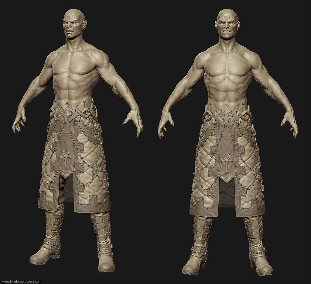 "Vampire"(Based on Vampire the RPG Book series) - ZBrushCentral