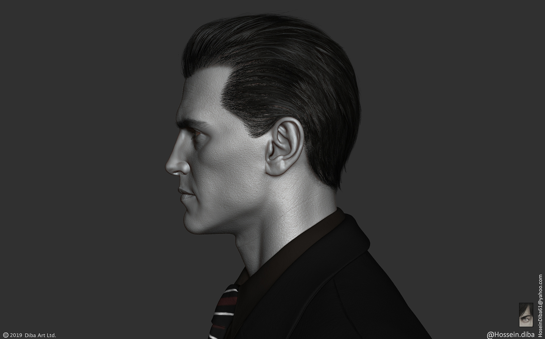 Bruce Wayne _ (Real time) - ZBrushCentral