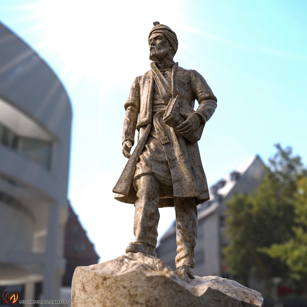 Ferdowsi Statue - ZBrushCentral