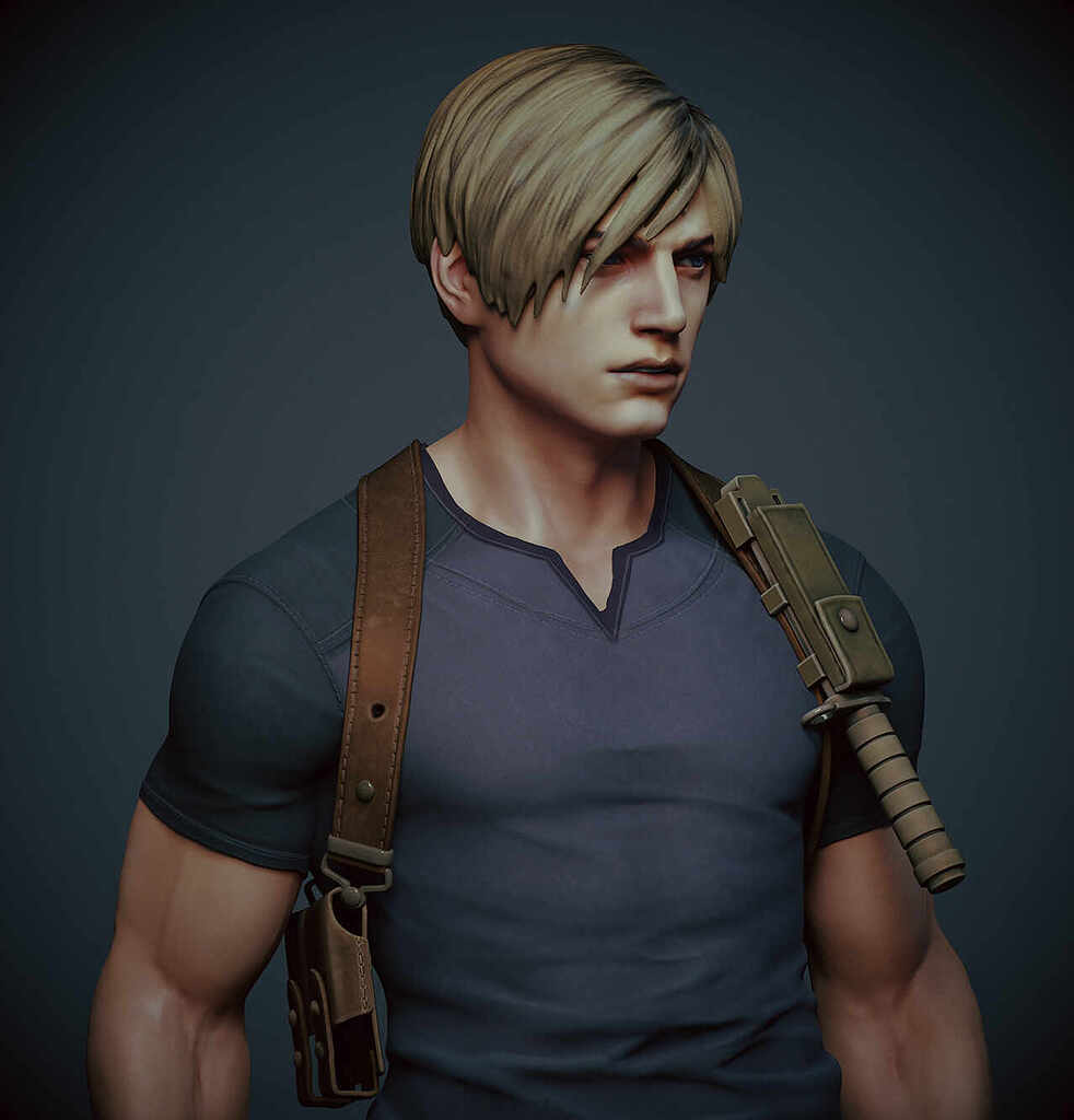Leon S Kennedy Zbrushcentral