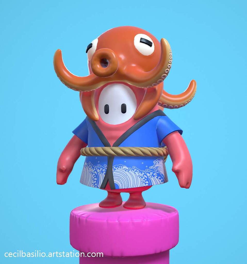 Fall Guys Fan Art - ZBrushCentral