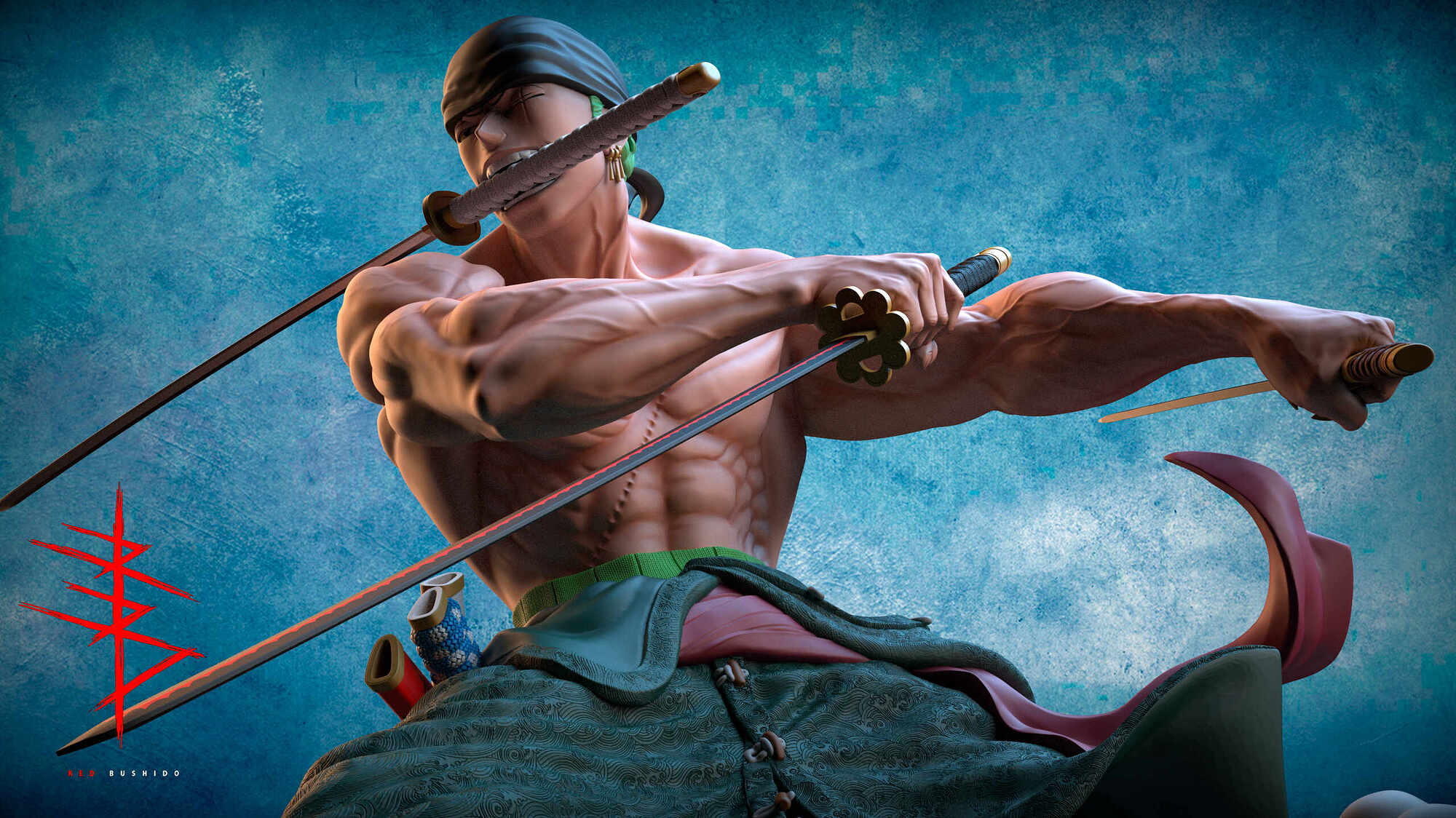 Roronoa Zoro Fan Art from One Piece anime series - #2 by Pixo_Daisuke ...