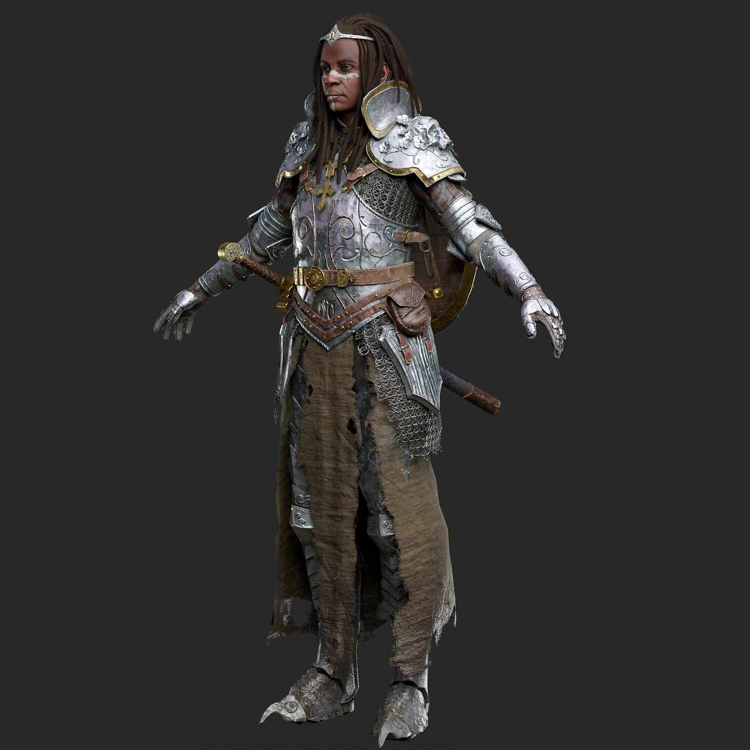 Knight - Real time model - ZBrushCentral