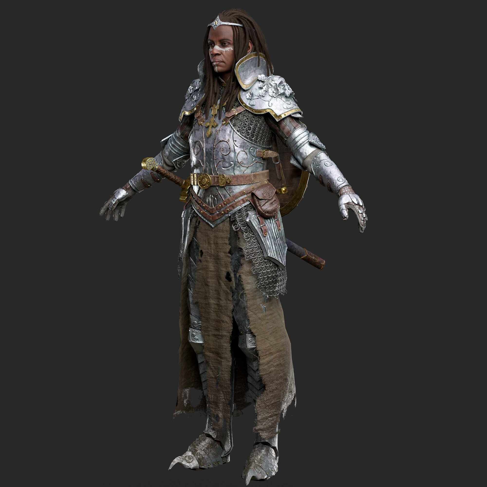 Knight - Real time model - ZBrushCentral