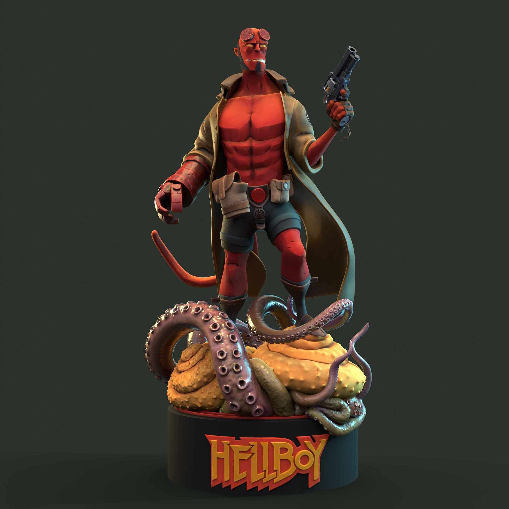 New Renders for HellBoy Sculpt - ZBrushCentral