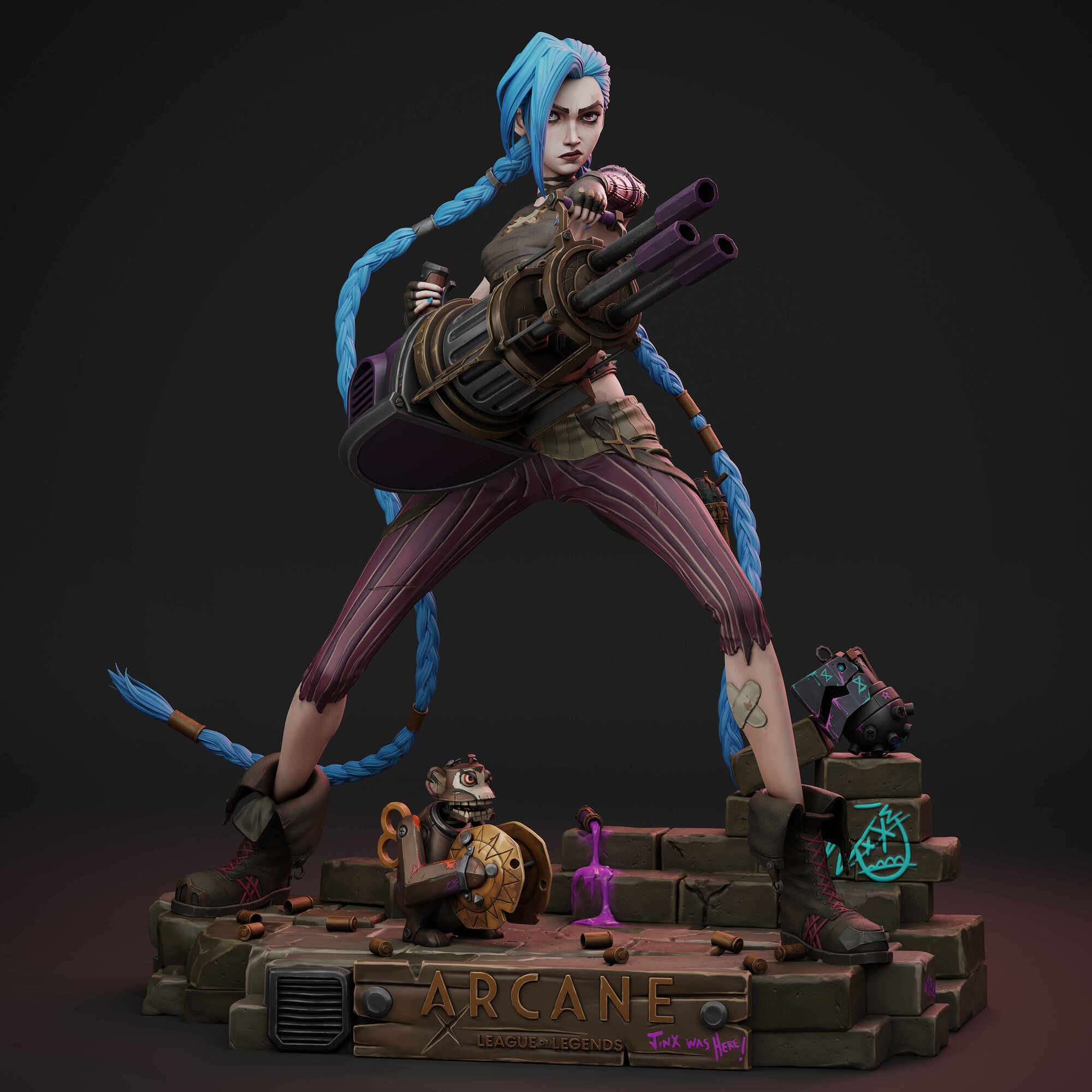 Jinx Arcane - Fan Art - ZBrushCentral