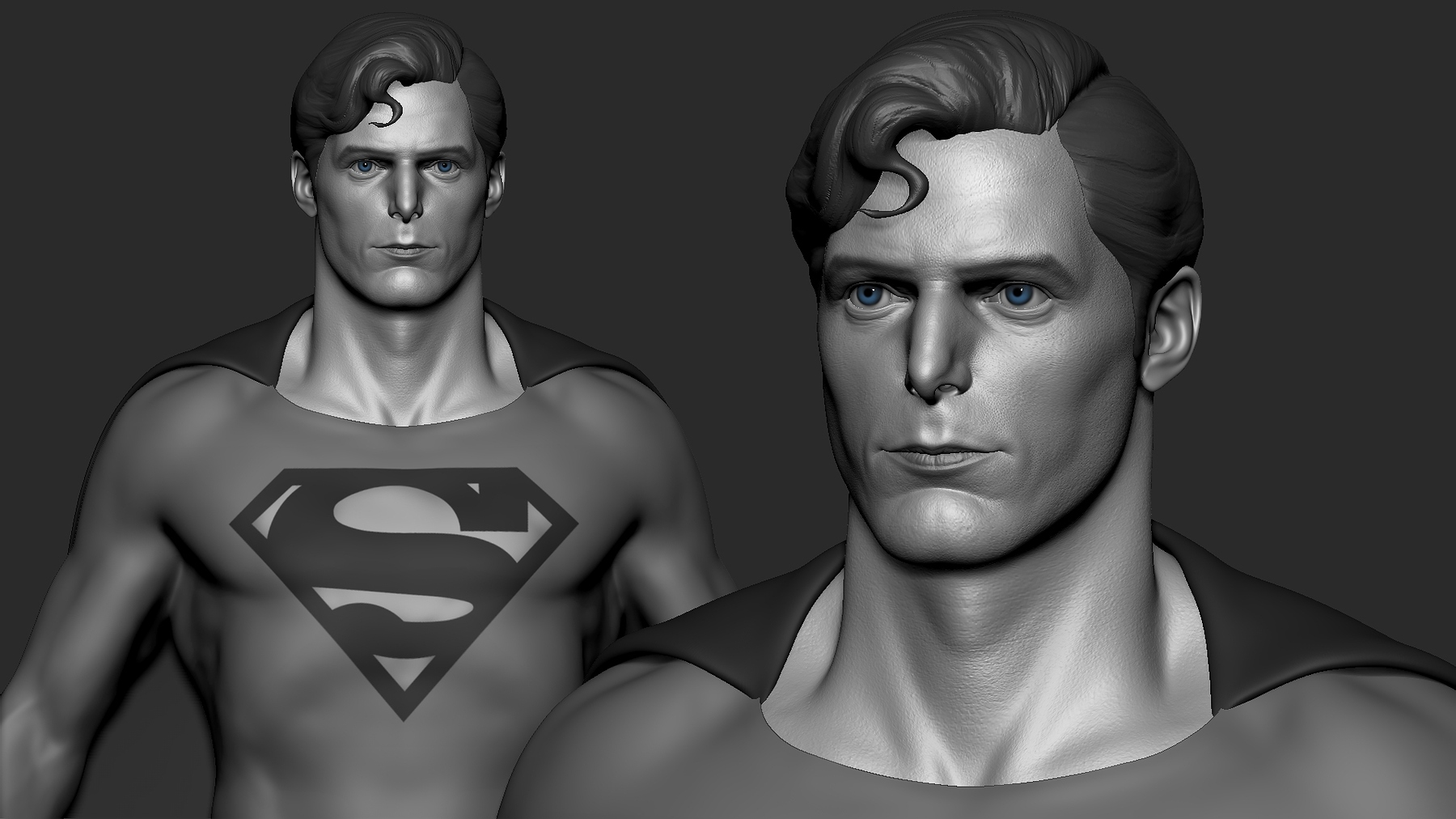 Christopher Reeve Superman - ZBrushCentral
