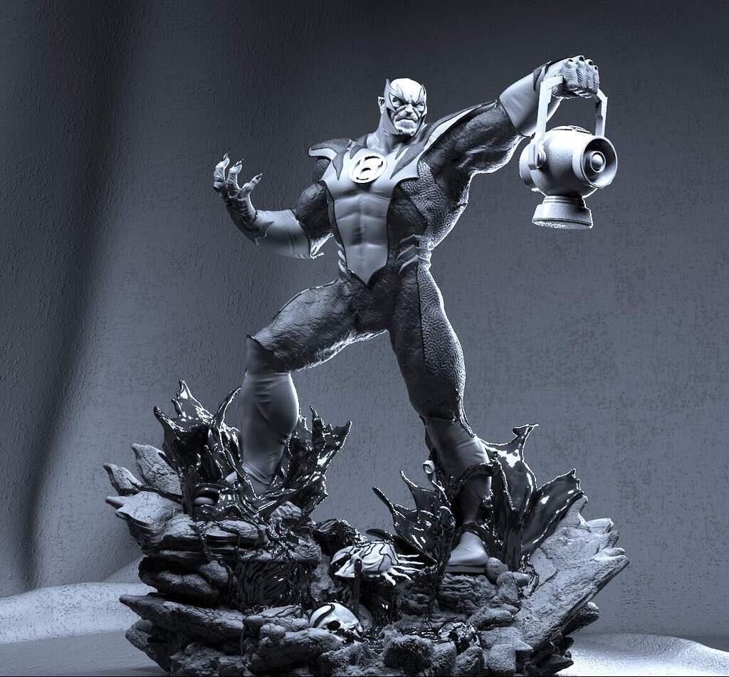 Red Lantern Leader Atrocitus and Dex Starr Fan Art - ZBrushCentral