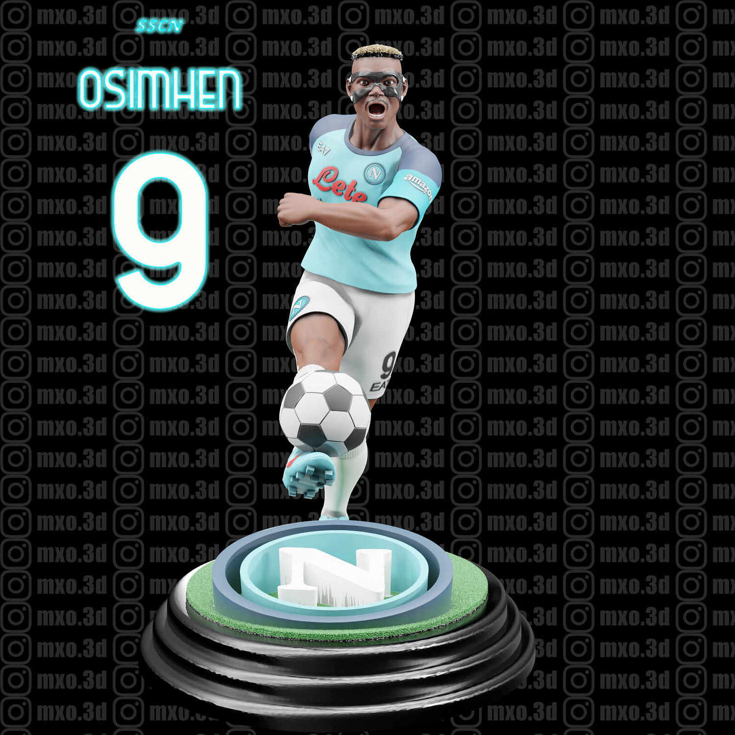 Victor Osimhen 1/6 Statue - ZBrushCentral