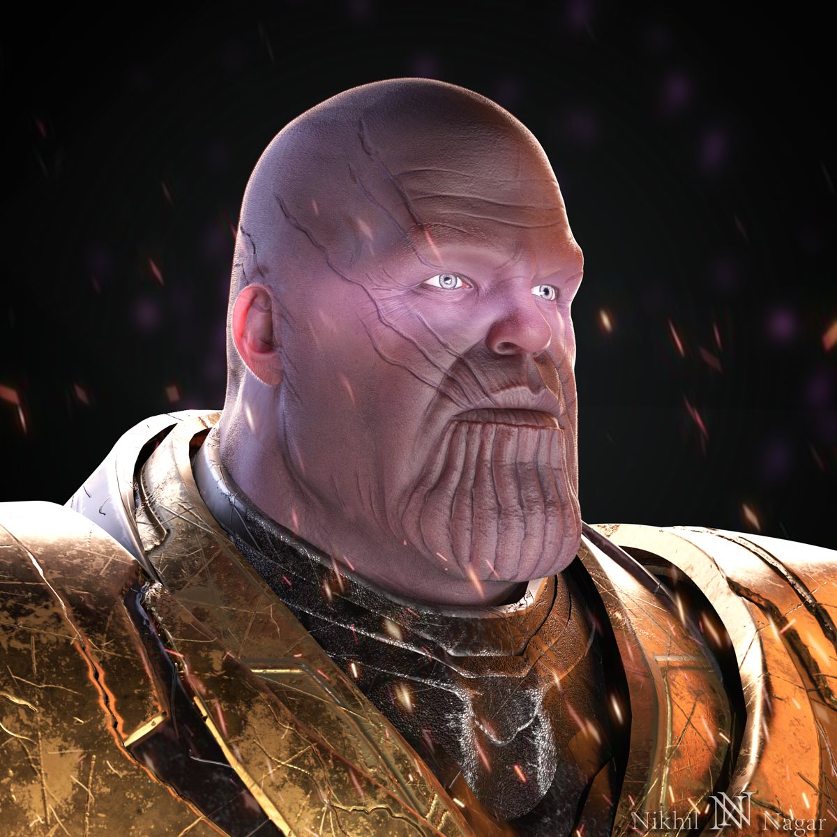 Mad Titan Bust (portrait) - ZBrushCentral