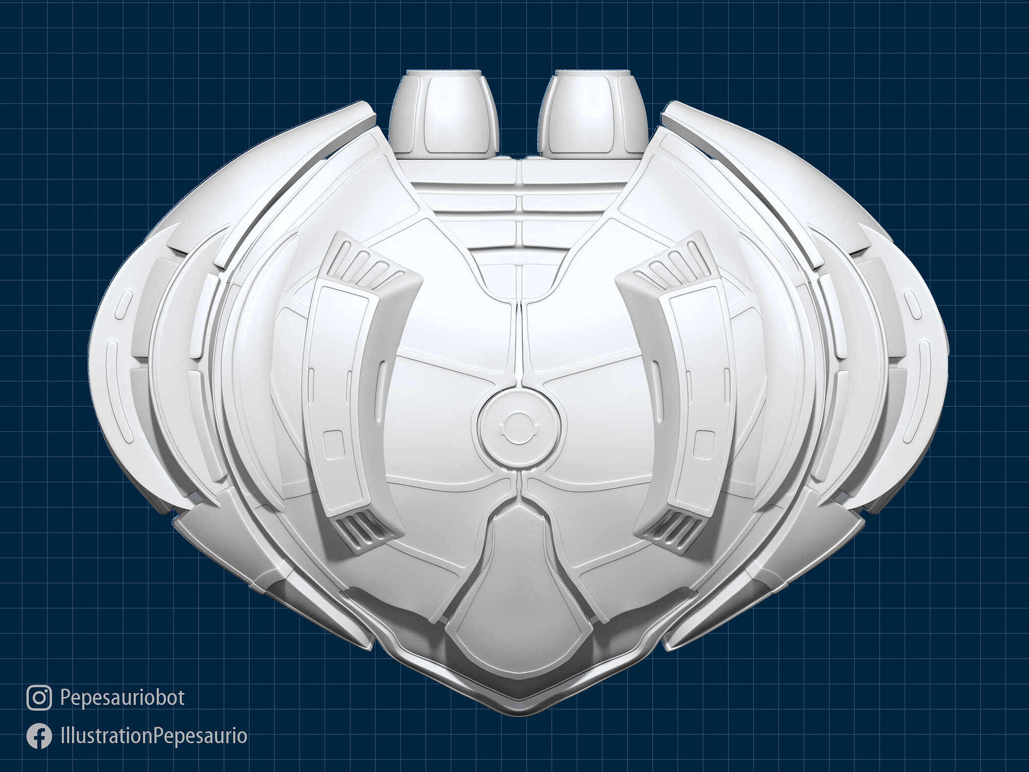 Samus Aran's Gunship blueprint - ZBrushCentral