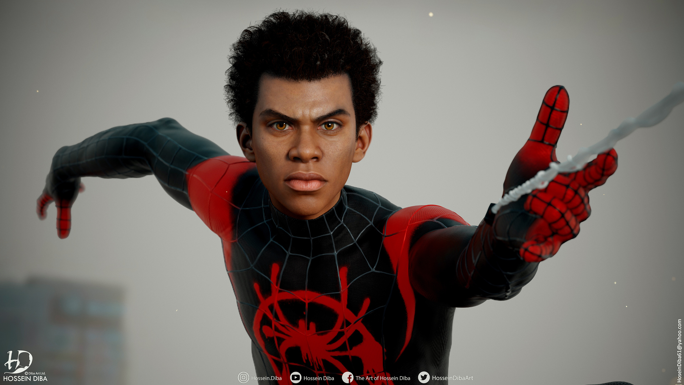 Realistic 3D Model of Miles Morales (Real Time) - ZBrushCentral