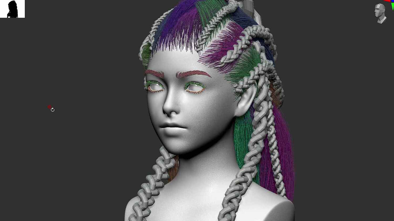 Realistic Real-time Hair | ZBrush Fibermesh - ZBrushCentral