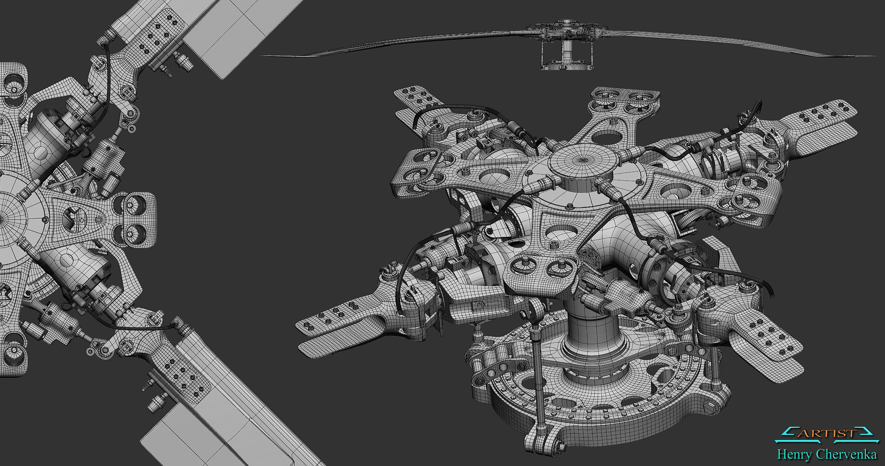 UH 60 Main Rotor - ZBrushCentral