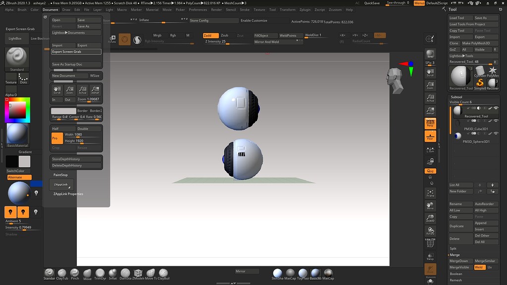 Models disappear when rendering - ZBrushCentral