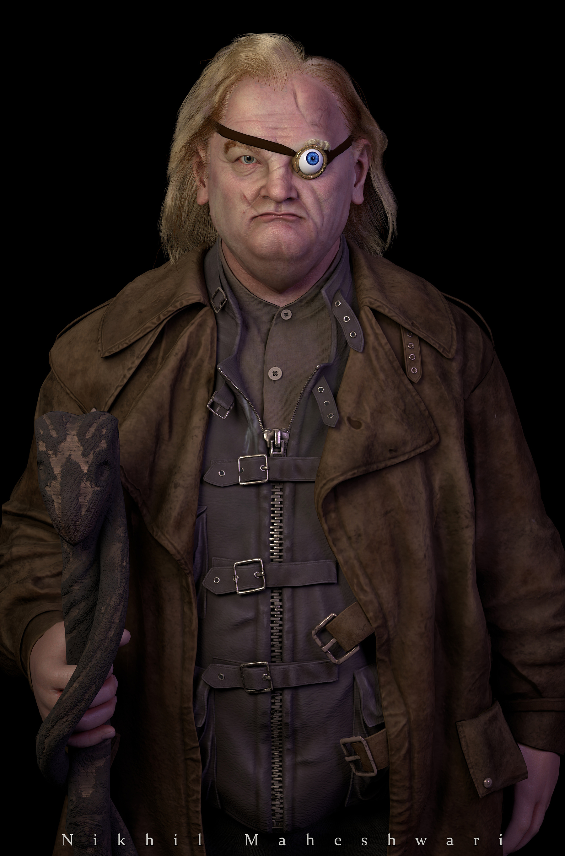 Alastor Moody (Harry Potter) - ZBrushCentral