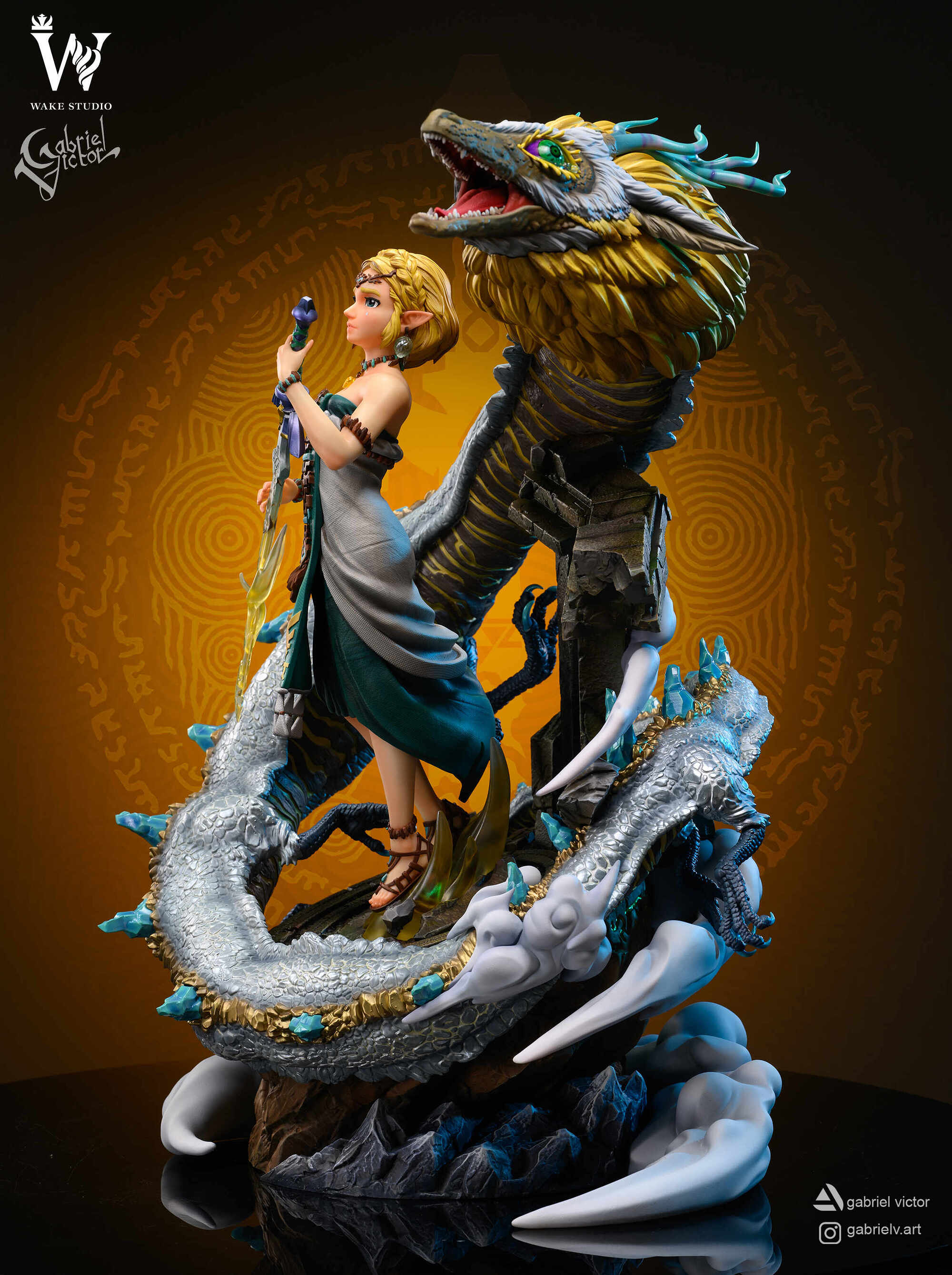 Zelda TOTK Statue - ZBrushCentral