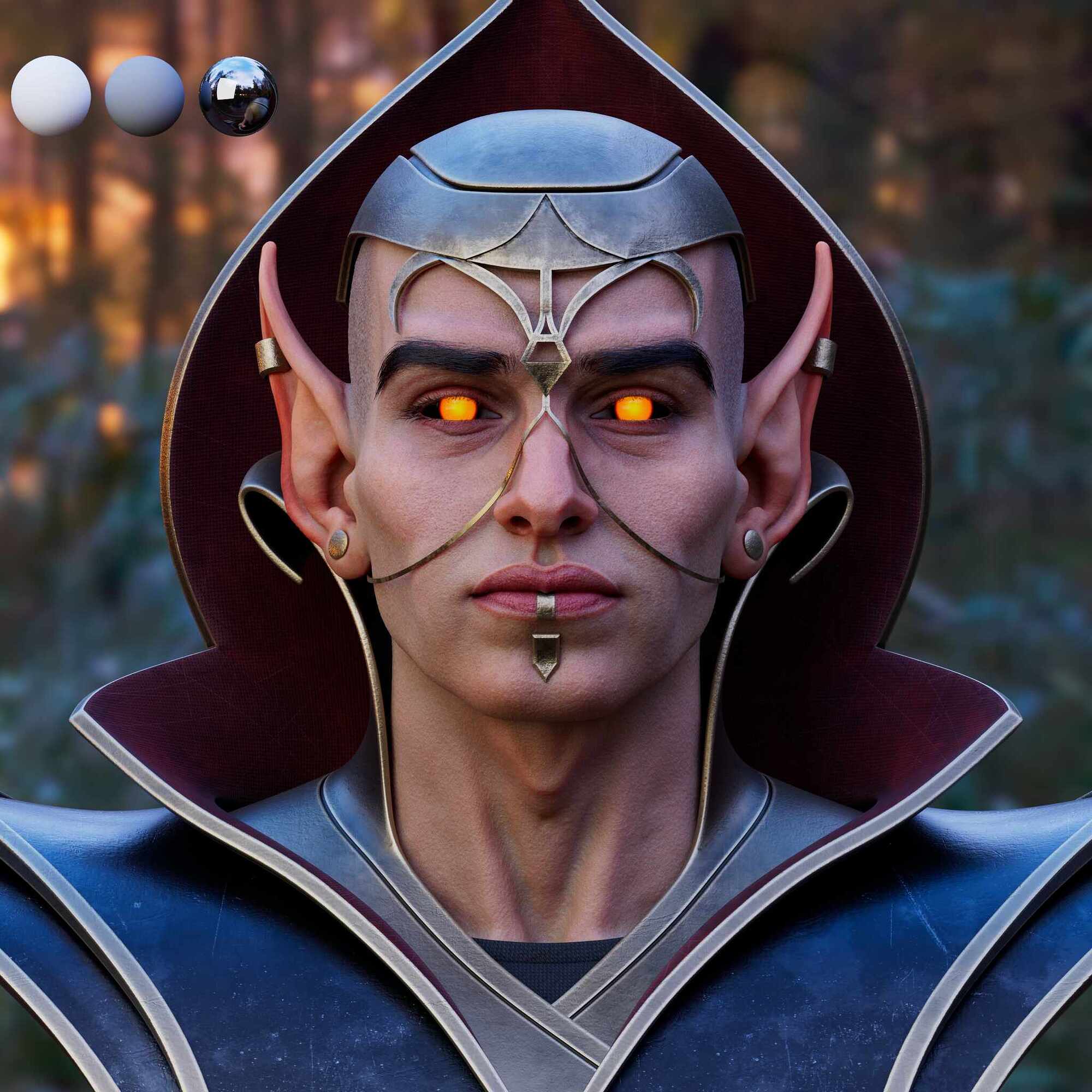 Astral Elf Portrait - ZBrushCentral