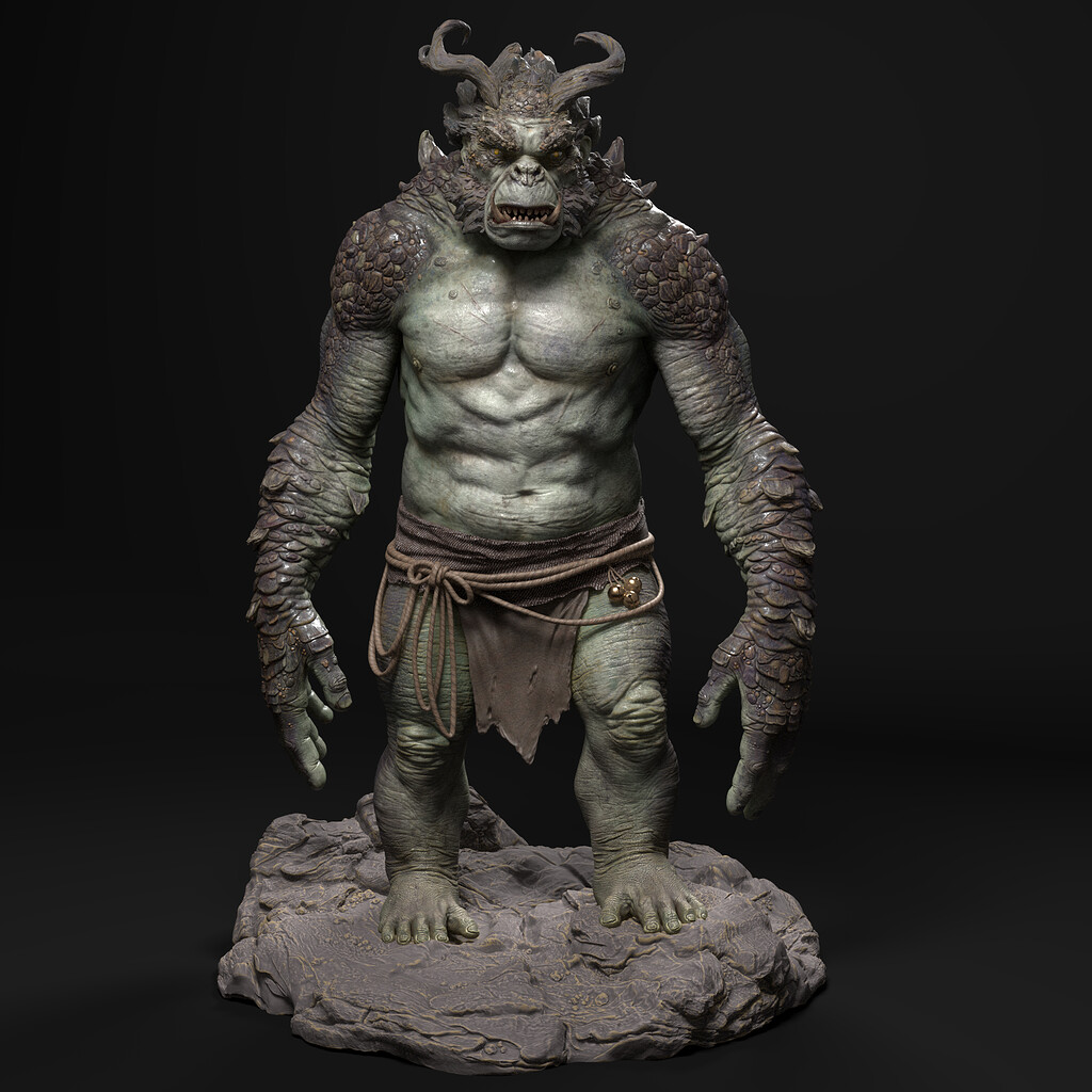 Japanese ogre - ZBrushCentral