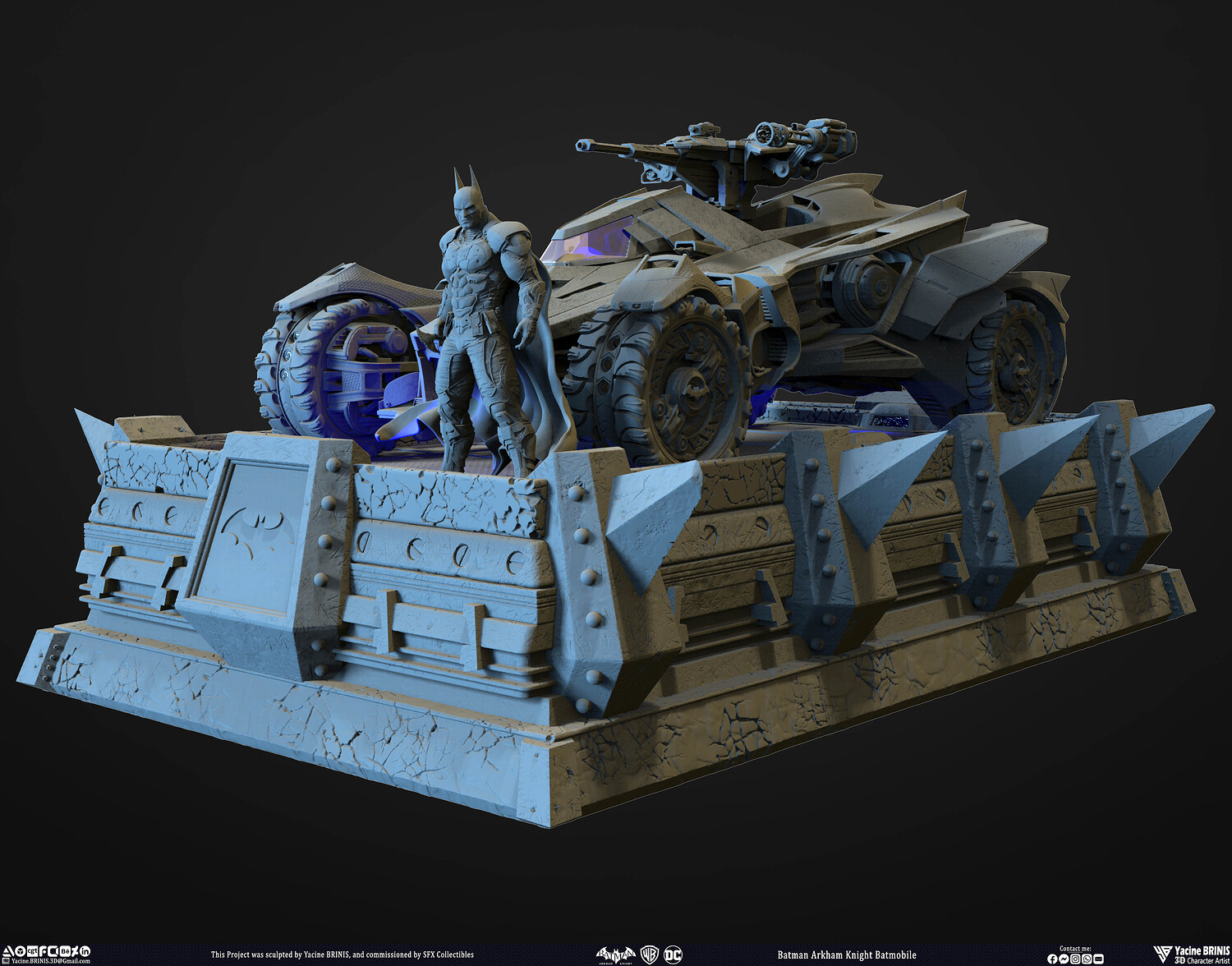 Batman Arkham Knight Batmobile - ZBrushCentral