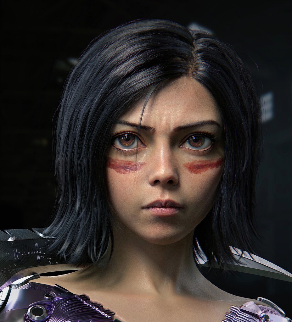 Alita bust - ZBrushCentral