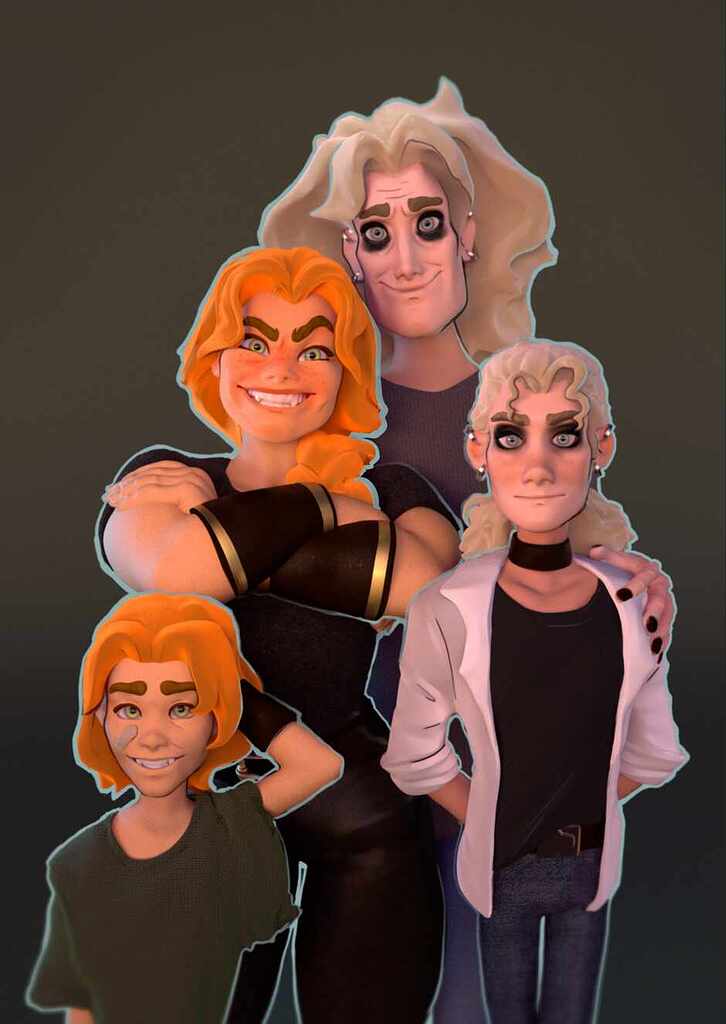 Metal Family fanart - ZBrushCentral