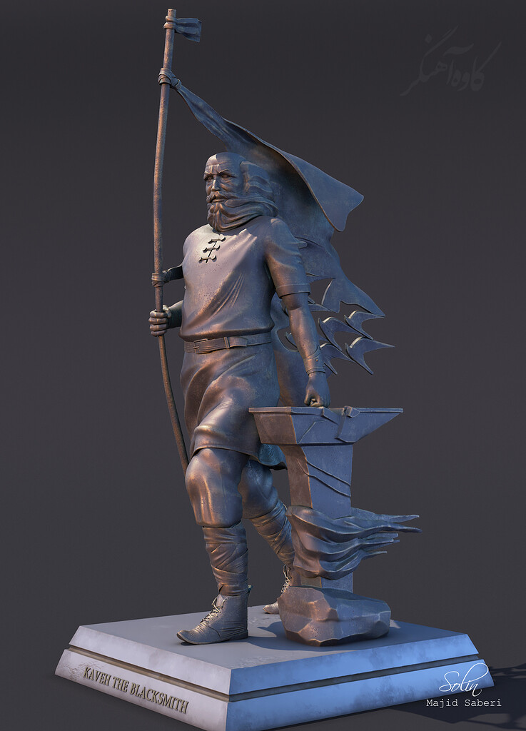 KAVEH THE BLACKSMITH - ZBrushCentral