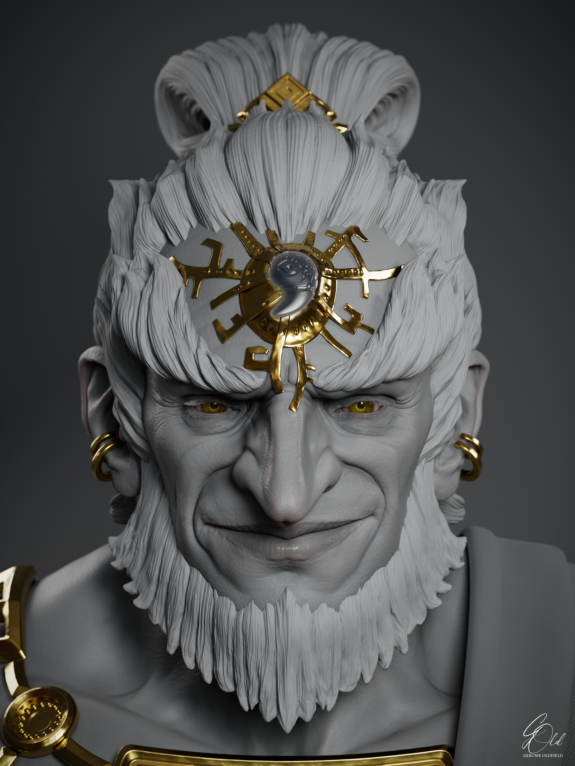 Ganondorf: Zelda TotK fan art - ZBrushCentral